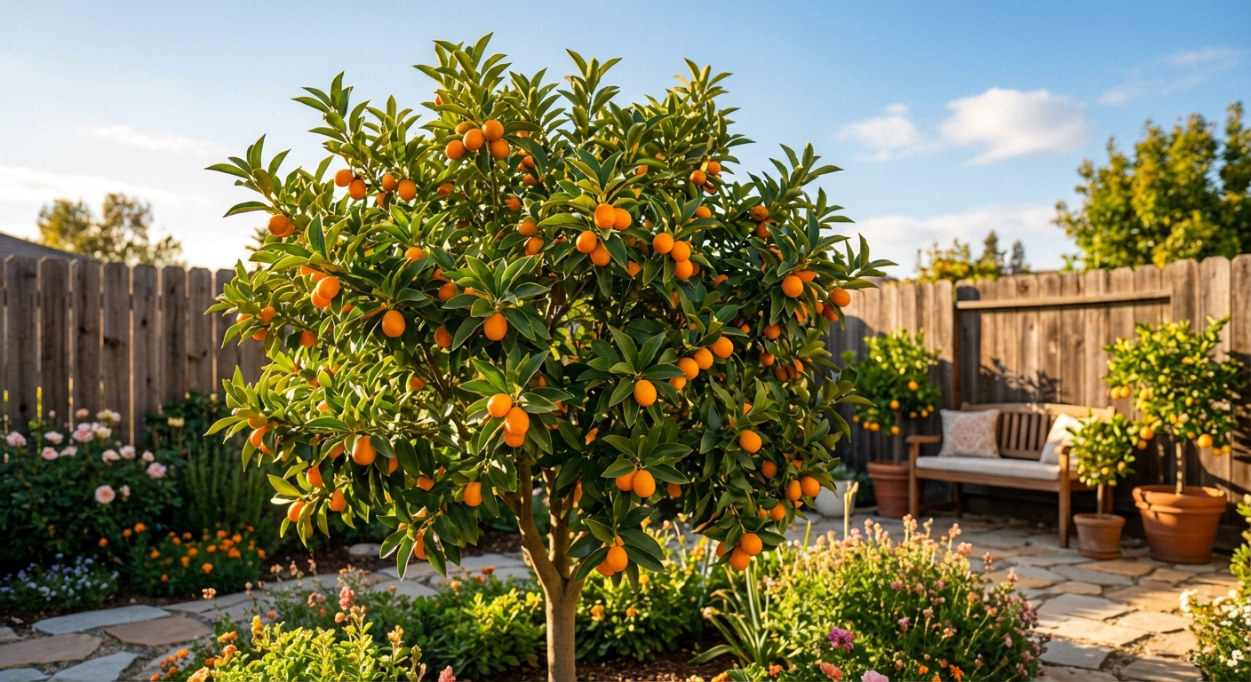 Meiwa Kumquat Tree: Sweet Round Japanese Kumquat for Snacking – US ...