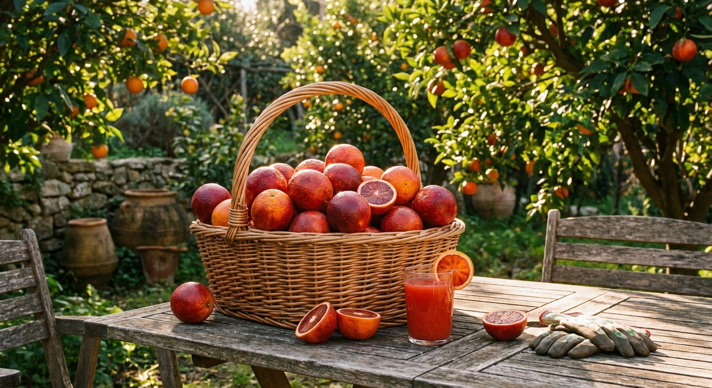 Moro Blood Orange Tree: Deep Sicilian Red Orange with Wild Berry Flavo ...