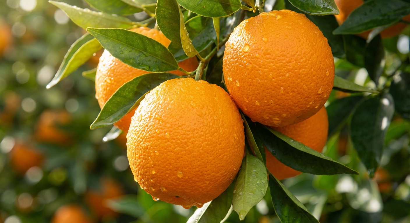 Valencia Orange Tree, the World's #1 Juicing Orange with Deep Spanish ...